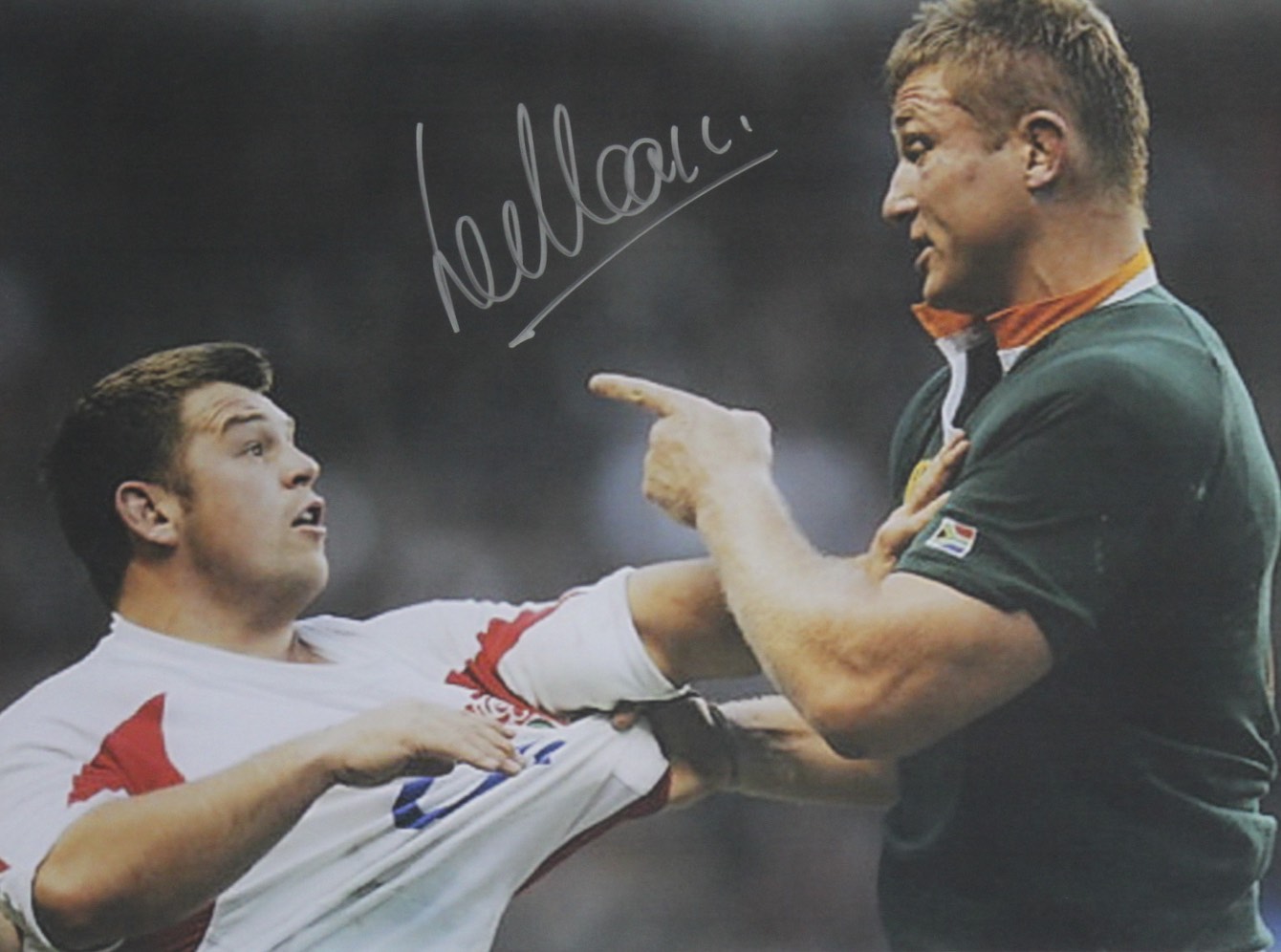LEE MEARS & JOHAN ACKERMANN - CONFRONTED - ENGLAND Vs SOUTH AFRICA - P